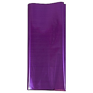 JAM PAPER Tissue Paper - Purple Mylar - 3 Sheets/Pack