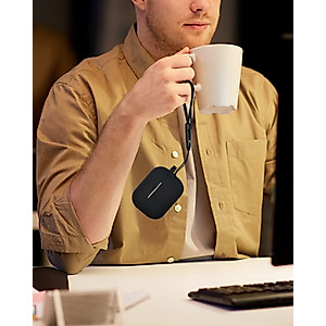 13in1 Cover for AirPods Pro Case 2 Accessories Set 2022 New Released, Dust Guard Protective Silicone Cover for AirPod Pro 2rd Generation Charging Case w/Ear Hook/Carry Box/Keychain Black