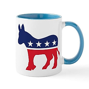 CafePress Democrat Donkey Mug Ceramic Coffee Mug, Tea Cup 11 oz