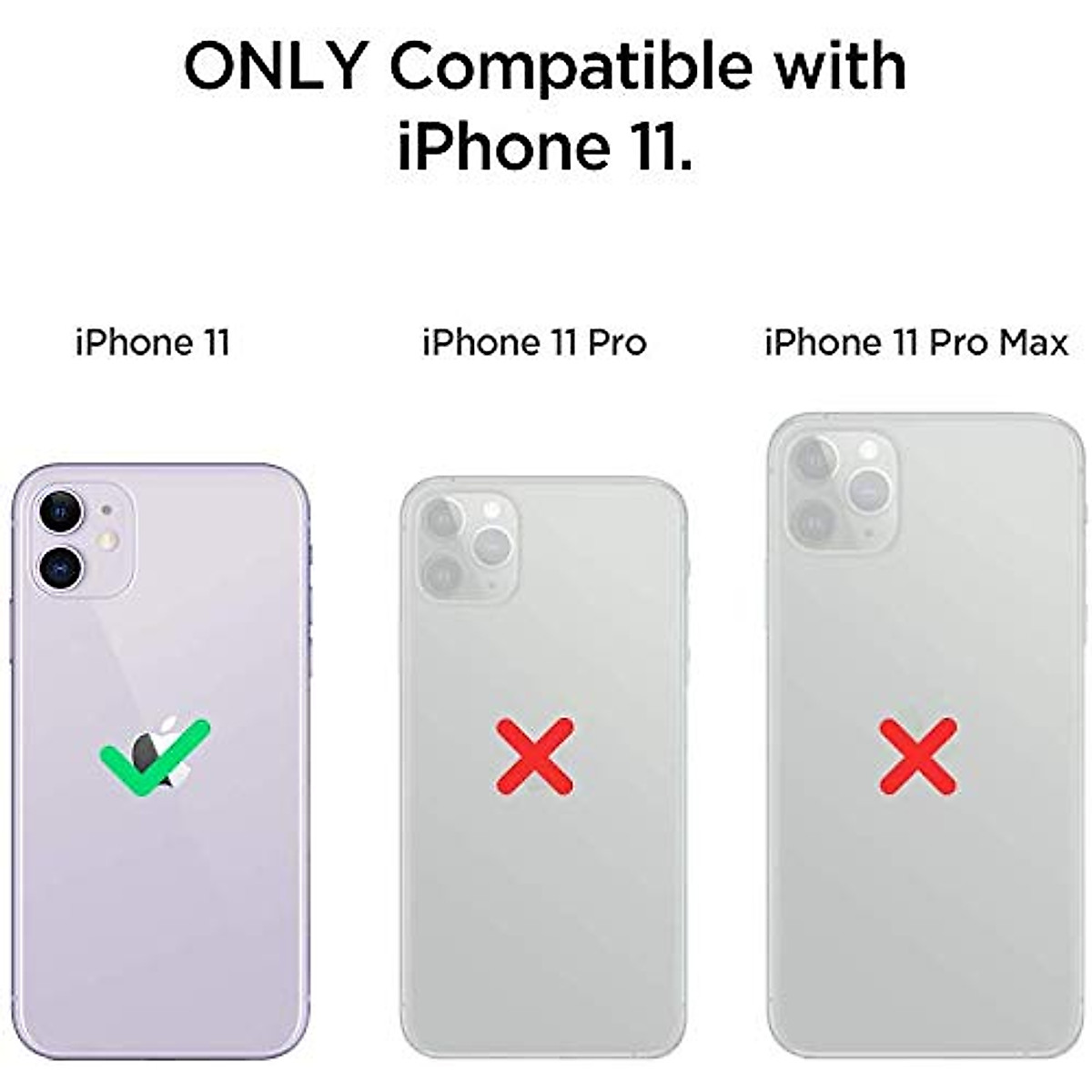 ORIbox for iPhone 11 Case Black, Durable Lightweight Shockproof Cover,New Designed Slim Phone Case for iPhone 11 6.1",Lightweight for Apple iPhone 11 Case for Women Men Girls Boys