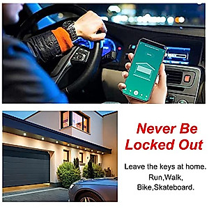 Universal Smart Wi-Fi Garage Door Wireless Remote, WiFi Garage Door Opener,myq Garage Door Opener,Compatible with Amazon Alesxa, Google Assistant