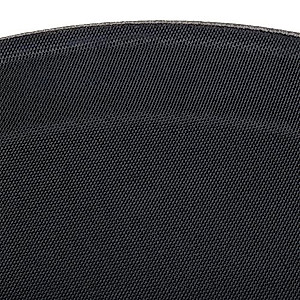 TrueCraftware Set of 2 Round 16" Non-Slip Serving Trays Black- Serving Tray Serving Coffee Appetizer Breakfast Perfect for Kitchen Café Hotel and Restaurants