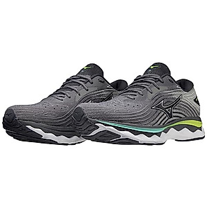 Mizuno Men's Wave Sky 6 Running Shoe, Quiet Shade/Silver, 9.5