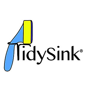 TidySink Dish Wand Holder Adjustable Kitchen Dishwand Sink Caddy (Black or Grey)