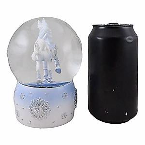 Ebros Gift Trail of Painted Ponies Western Christmas Frozen Winter Snow Crystal Horse Glitter Water Globe 5.25" Tall Farmhouse Ranch Cabin Country Snow Globes Collectible Figurine