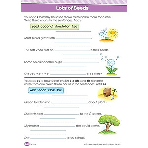 School Zone - Big Reading 1-2 Workbook - 320 Pages, Ages 6 to 8, 1st Grade, 2nd Grade, Story Order, Parts of Speech, Comprehension, Phonics, Vowels, and More (School Zone Big Workbook Series)