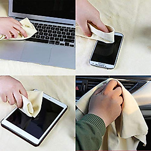 Car Nature Chamois Real Leather Washing Cloth Cleaning Towel Wipes Clean Cham H88 (60X90cm)