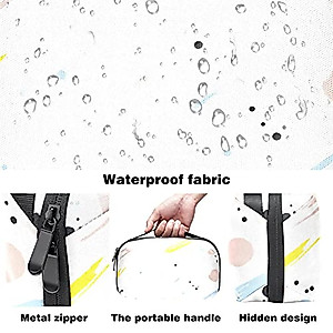 Travel Cord Organizer, Tech Organizer, Electronics Organizer, Cable Organizer Bag, Modern Cartoon Doodle Art Splashes