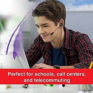 Maxell Earbuds with Detachable Boom mic,Black,199616