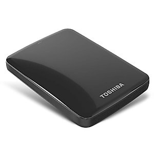 (Old Model) Toshiba Canvio Connect 2TB Portable Hard Drive, Black (HDTC720XK3C1)