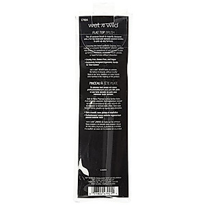 wet n wild Makeup Brush| Flat Top Kabuki Brush| For Liquid & Mineral Foundation| Blending & Buffing| Ergonomic Handle