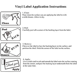 Rockmount Electronics - Bathroom - UV Resistant, Waterproof, Durable - Peel & Stick Wall Door Decor Decal Sticker Quote Vinyl Mural Art Script Vinyl Lettering - 9.5" x 3.25", Black