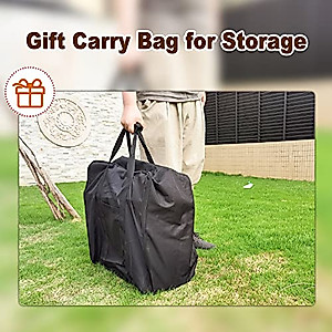 QuliMetal Portable Grill Cart & Griddle Stand and Portable Table Top Griddle, 22 Inch 2-Burner Propane Gas Flat Top Grill with Hood, 24,000 BTUs Camping Grill with Carry Bag