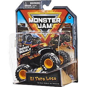 Monster Jam 2022 Spin Master 1:64 Diecast Truck with Bonus Accessory: Legacy Trucks El Toro Loco
