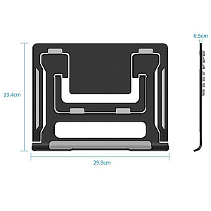 Adjustable Drawing Tablet Stand Drawing Pen Display Aluminum Ventilated Stand Holder for Wacom One, Cintiq 13/16, XP-Pen Artist 12/13.3/15.6 and Huion Kamvas 12/13/15.6