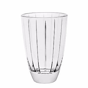 Barski - European - Glass - Hiball Tumbler - Artistically Designed - 16.5 oz. - Set of 6 Highball Glasses - Made in Europe