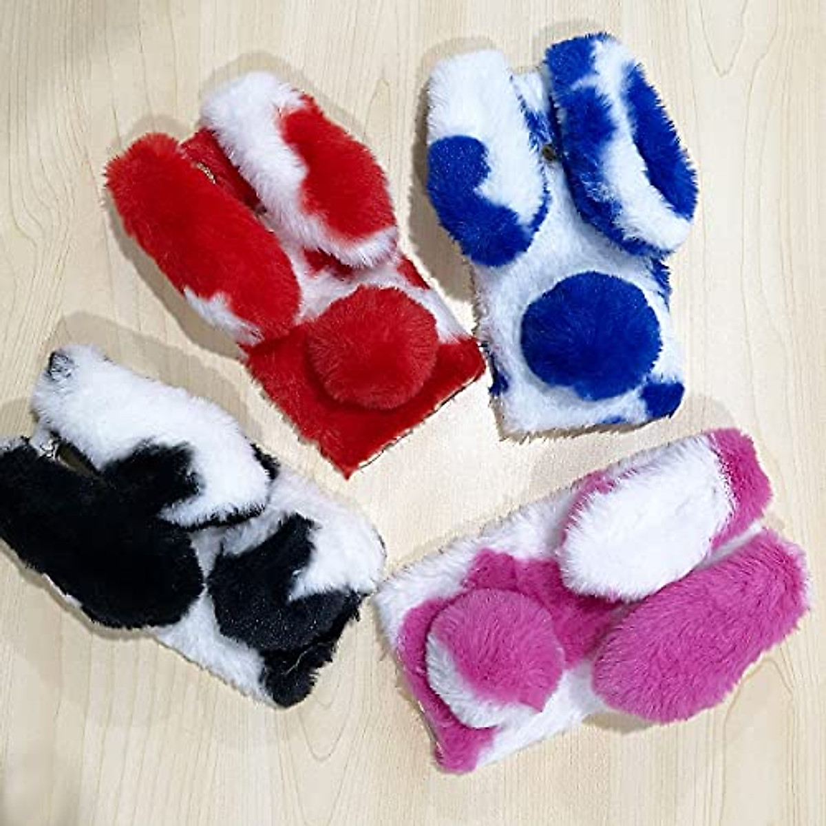 Mikikit Plush Phone Protector Decorative Phone Case Compatible for Galaxy A03s