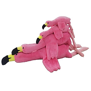 XQEYNT 27" Flamingo Stuffed Animal,Flamingo Plush Pillow,Flamingo Gifts,Pink Flamingo Soft Plush Doll Toys,Gift for Kids and Adults（Pink）