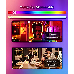 Luntak Smart Small Light Bulbs That Work with Alexa Google Home Echo&SiriShortcut ,Color Changing Light Bulb WiFi-Bluetooth Chandelier Led Light Candelabra E12 Led Bulbs B11/B10 35w Equivalent 3Pack