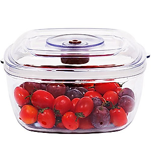 GERYON Vacuum Seal Container for Food Preservation, 2.1 QUART(2 LITER）Work with GERYON Vacuum Sealer Machine