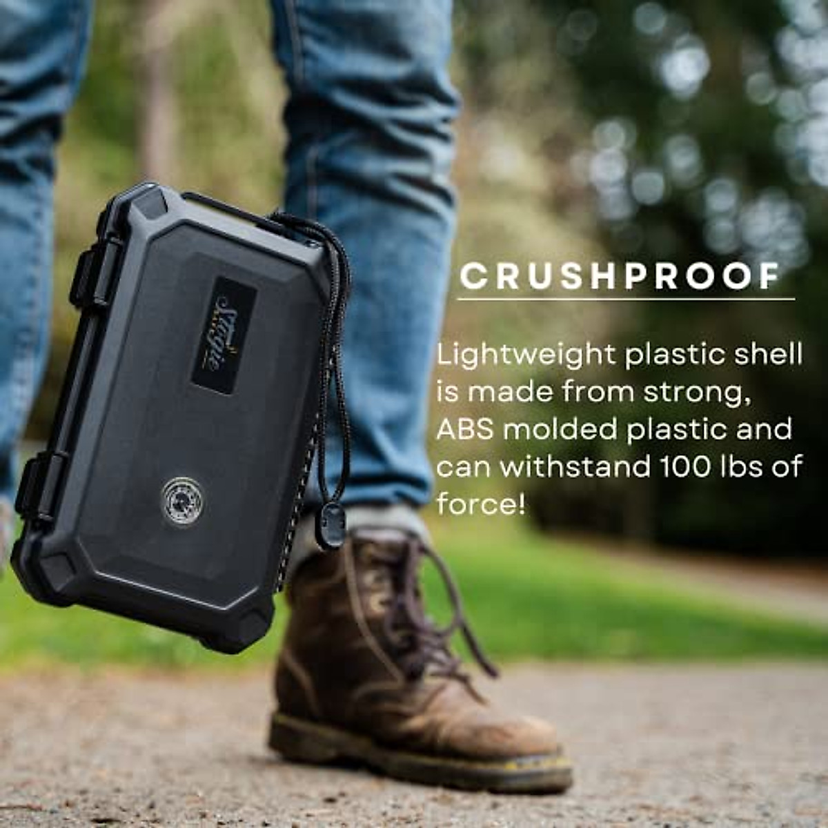 Stogie Safe Travel Humidor Cigar Case Travel - Fits up to 11 Cigars- Waterproof Crushproof Cigar Cases for men | cigar travel humidor case for cigar humidors travel