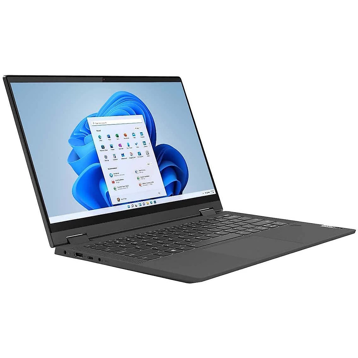 Lenovo Flex 5 Convertible 2-in-1 Laptop 14 FHD Touchscreen Intel Core i3-1115G4 up to 4.1Ghz 4GB DDR4 RAM 128GB SSD Fingerprint Reader HDMI Windows 11 iSlik Pen, Grey (Renewed)