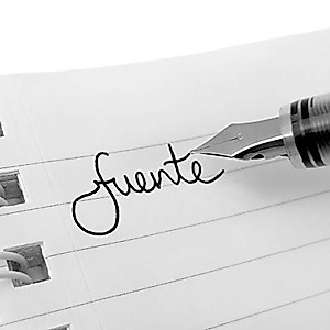 ZEBRA Fuente - Disposable Fountain Pen - Black Ink - Pack of 6