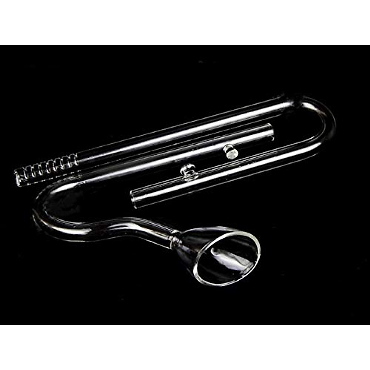 Ophelia Aquarium Planted Tank 13mm, 17mm Lily Pipes Glass Lily Outflow Pipe for 12/16mm, 16/22mm Tubing (Inflow 13mm)