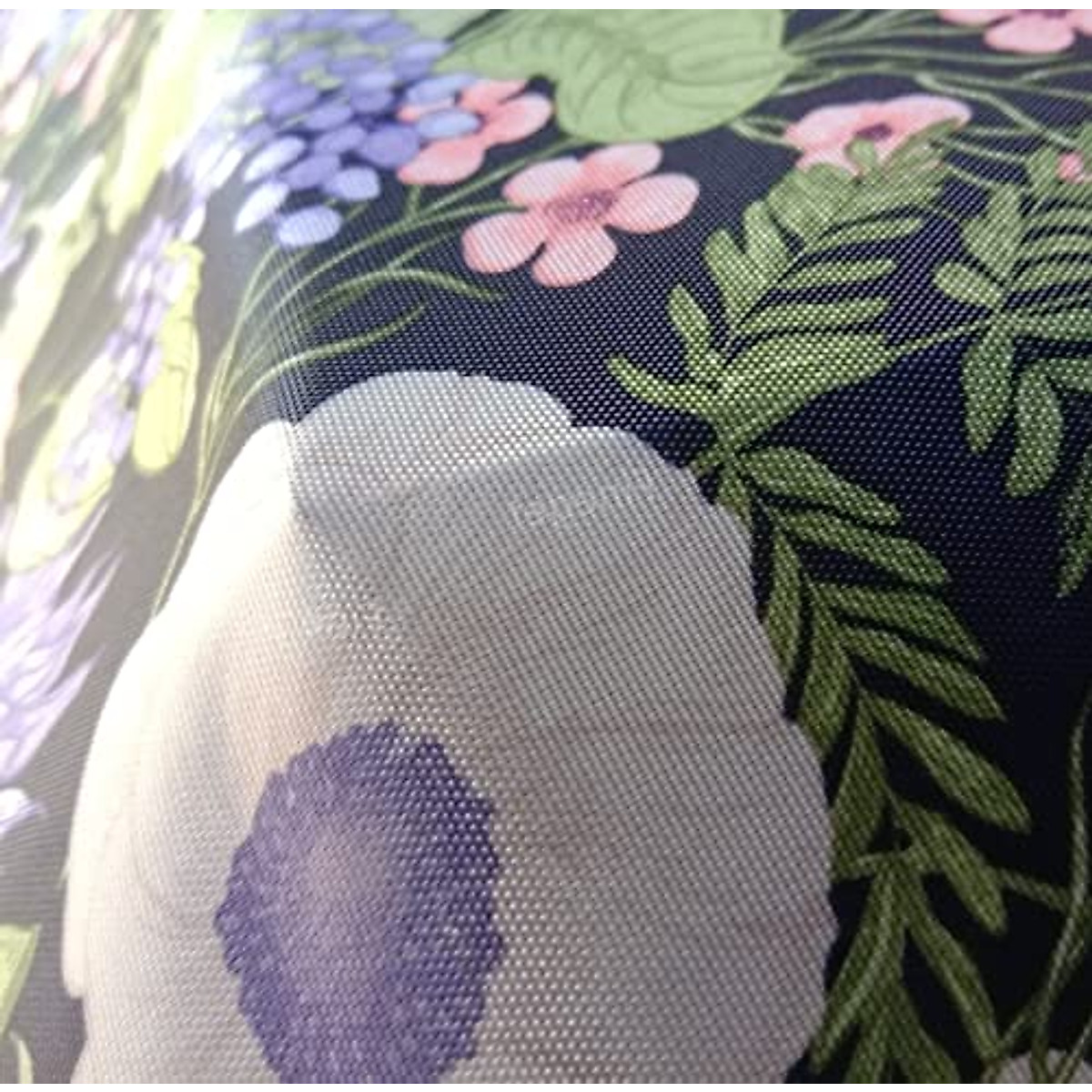 Fineget Reusable Foldable Large Shopping Grocery Tote Bag Portable Waterproof Durable Spare Tote for Women Travelling Camping Beach Picnic Laundry Yoga Duffel Bag Petunias Flowers Pattern