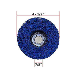 10PCS Strip Discs Stripping Wheel for Angle Grinder 4-1/2" x 7/8" Fit Angle Grinder Clean,Paint Stripping Disc,Abrasive Quick Abrasive Disc Cleanemove Paint Rust and Oxidation