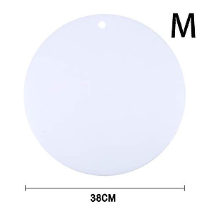 GULRUH Wood Cutting Boards for Kitchen, Round/Square Multifunctional Cutting Board High Hardness Cutting Board Washable Kitchen Accessories Durable and Non-Greasy Kitchen Tools (Size : Medium)