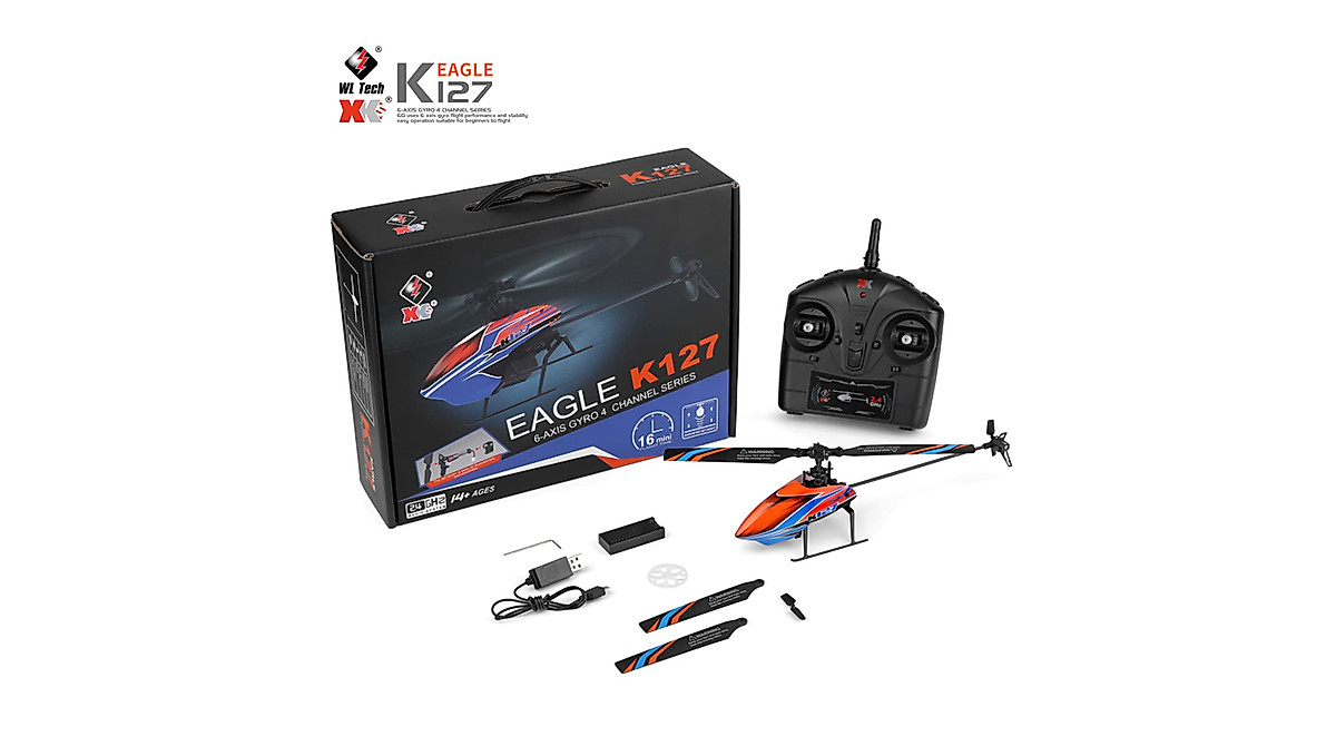 GoolRC RC Helicopter - Easy to Fly 4CH Drone for Kids & Beginners