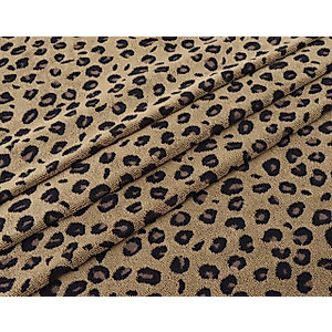 COTTON CRAFT Pool Lounge Chair Cover - 2 Pack Animal Print Cheetah Leopard Africa Safari Chaise Lounge Cover - Soft 100% Cotton Jacquard Beach Towel - 32 inches Wide x 82 inches Long and 7 inch Pocket