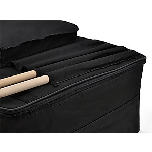 MoonEmbassy Snare Drum Bag for 13" 14" 15" roof Waterp Oxford Thickening Backpack Instrument Case with Pocket