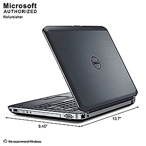 Dell Latitude E5430 14.1 Inch Business High Performace Laptop (Intel Core i5-3320M up to 3.3GHz, 4GB RAM, 320GB HDD, WiFi, DVDRW, Windows 10 Professional) (Renewedd)