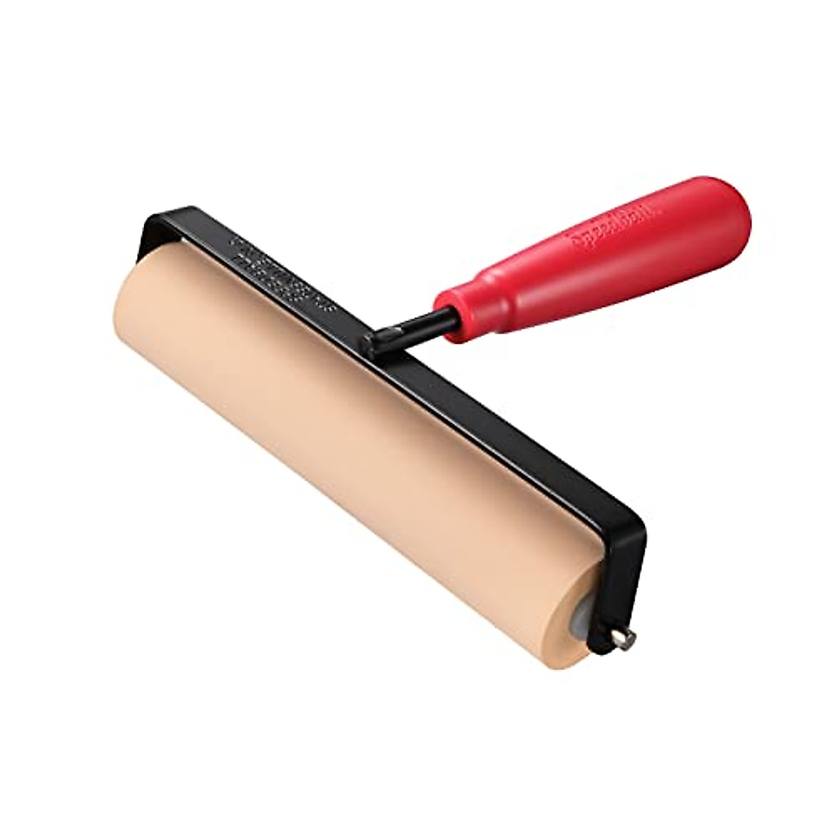 Speedball Deluxe Soft Rubber Brayer - 40/42 Durometer Roller with Heavy Duty Steel Frame – 6 Inches