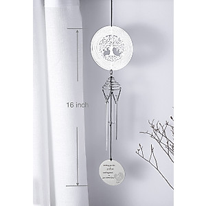 Housewarming Wind Chime with Tree of Life Wind Spinner - Housewarming Gifts for New House - House Warming Gift Ideas for New Homeowners - House Warming Gifts New Home Couple