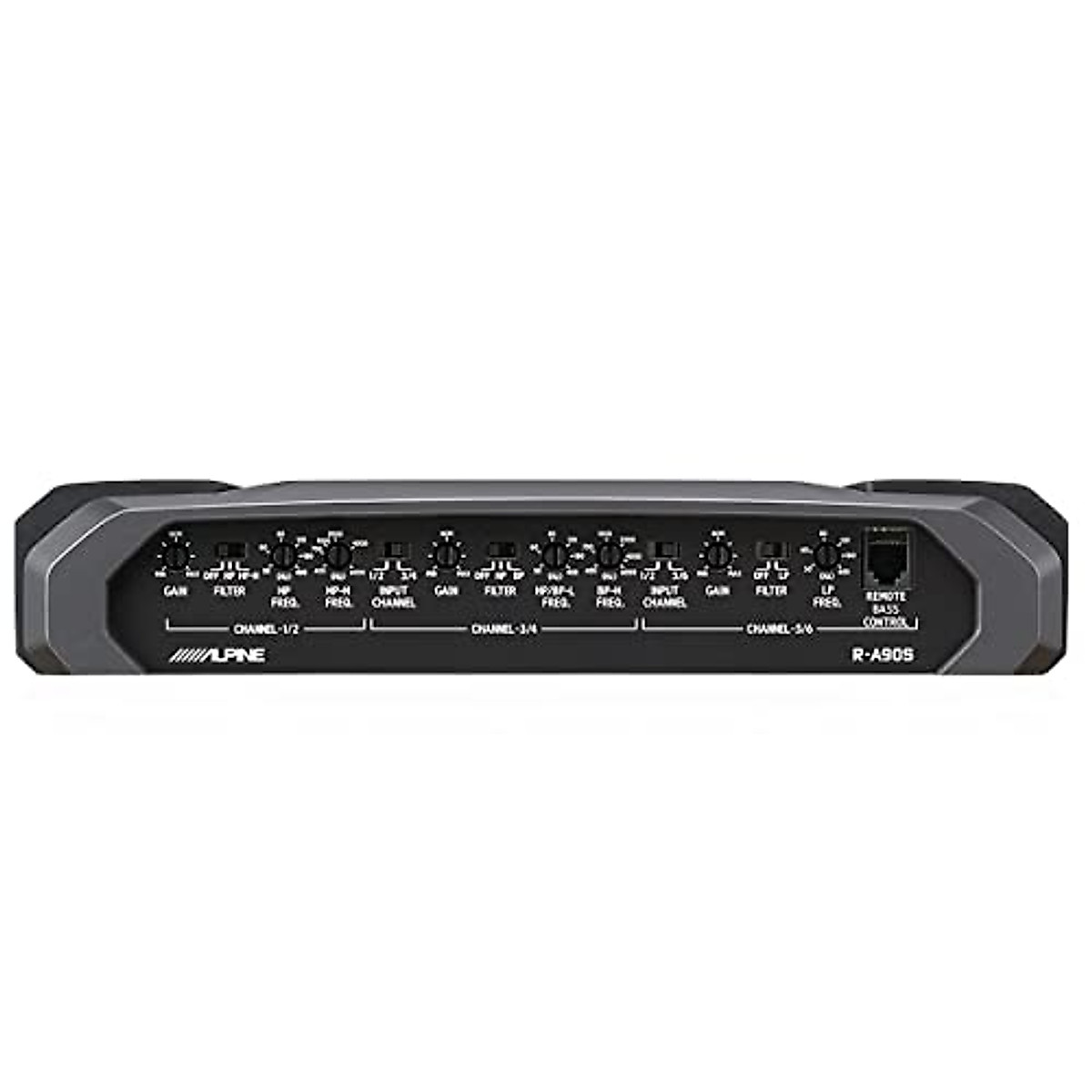Alpine R-A90S R-Series 6/5/4/3 Channel Power Amplifier with Staggered Power