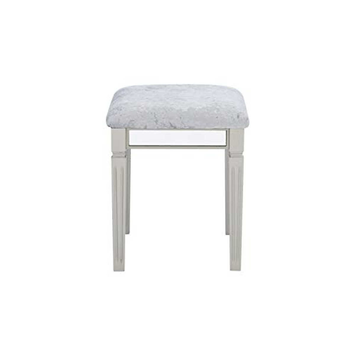 Linon Home Décor Vanity Set Silver