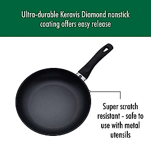 BALLARINI Parma Arezzo by HENCKELS 3-pc Nonstick Fry Pan Set, Made in Italy, Durable and Easy to clean, Set includes 8-inch, 10-inch and 12-inch fry pan