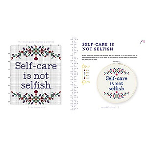 Self-Care Cross-Stitch: 40 Uplifting & Irreverent Patterns