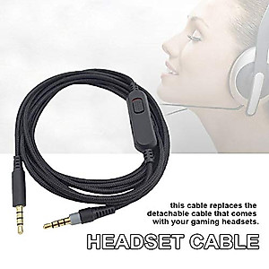 StepOK Replacement Aux Cable for HyperX Cloud Alpha 3.5mm Headphones Audio Cable with Inline Mute & Volume Control