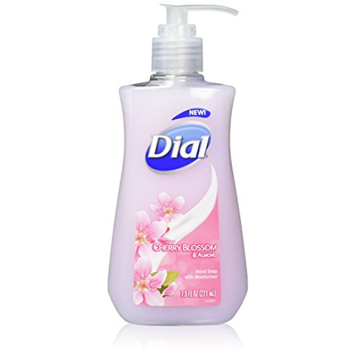 Dial Cherry Blossom & Almond Hand Soap with Moisturizer, 7.5 Fl Oz (Pack of 6)