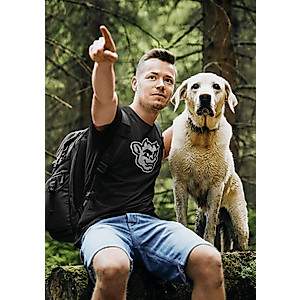 CreateMyTee | Bradley University Kaboom Full Color T-Shirt (Black, Medium)