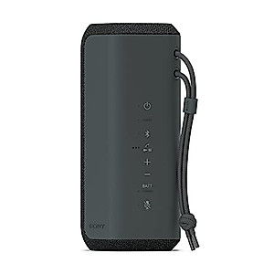 Sony SRS-XE200 X-Series Wireless Ultra Portable Bluetooth Speaker (Black) Bundle with Hard Travel and Storage Case (2 Items)