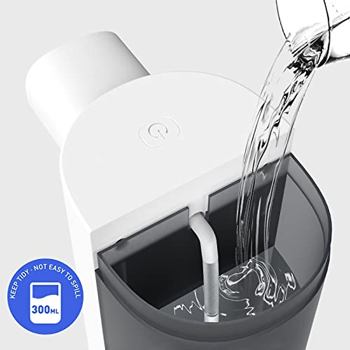Bertreno Automatic Soap Dispenser, Foaming Soap Dispenser USB Rechargeable Touchless Hand Soap Dispenser with 3 Adjustable Soap Volume for Kitchen Bathroom 300ml