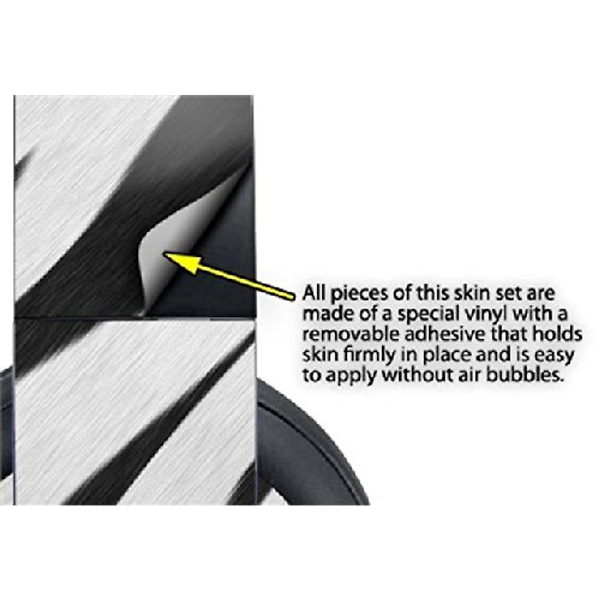 Zebra Skin - Decal Style Vinyl Skin fits Original Sony PS4 Gold Wireless Headphones (HEADPHONES NOT INCLUDED)