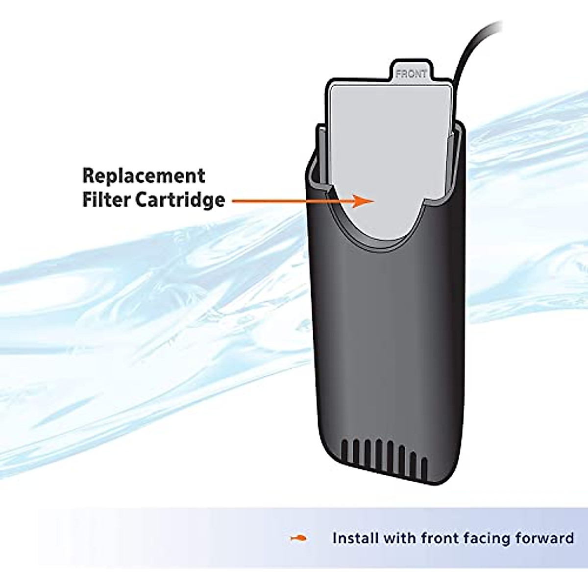 Aqueon 9 Pack of Replacement Filter Cartridges, (3) 3pk XS Cartridges Each, for QuietFlow E Internal Power Filters3