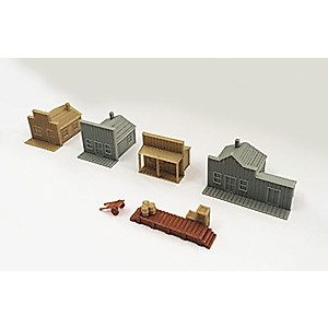 Outland Models Train Railway Layout Old West Small House Set N Scale 1:160
