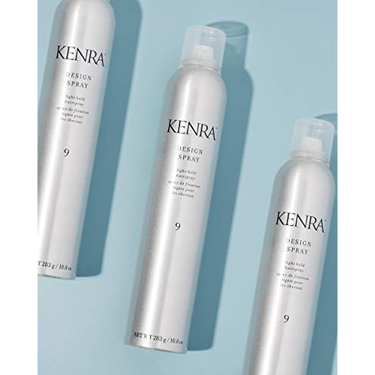 Kenra Design Spray 9 | Light Hold Hairspray | Tames Frizz & Flyaways | Lightweight, Brushable Formula | All Hair Types | 10 oz